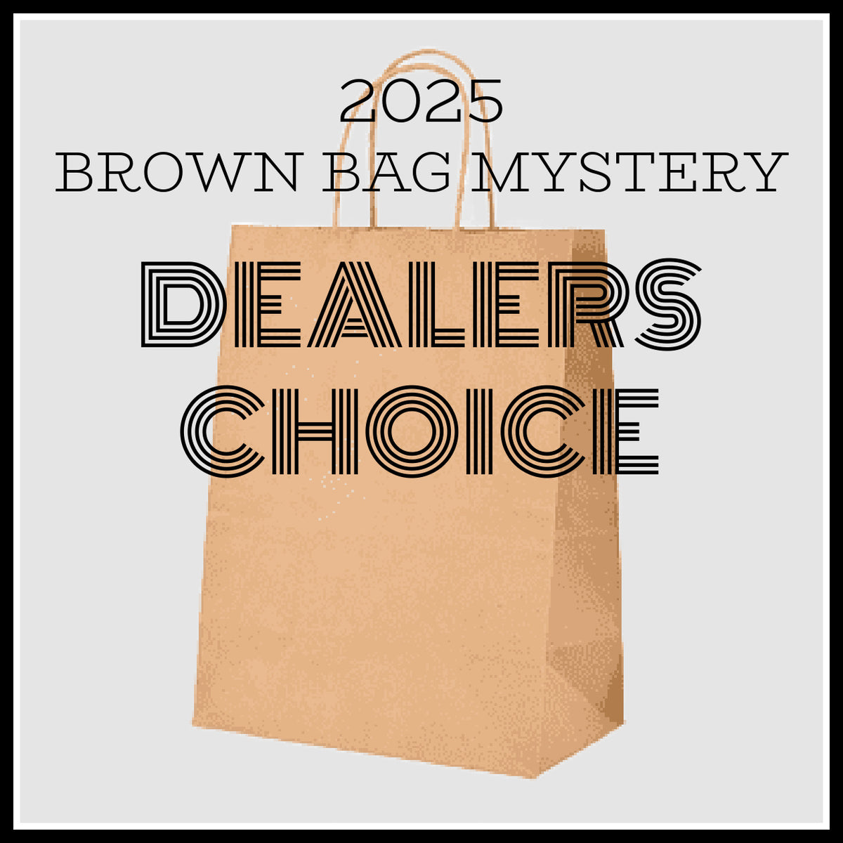 2025 Brown Bag Mystery Dealers Choice Finishing Kit – 5 Little Monkeys