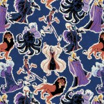 Blue Villain Cut out Collage Disney Villains Mayhem – 5 Little Monkeys