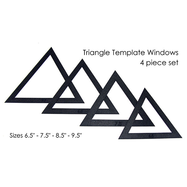 Martelli Triangle Fussy-Cut Windows 6.5"-9.5 – 5 Little Monkeys