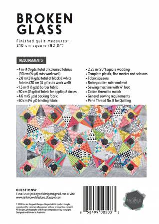 Broken Glass Pattern And Template – 5 Little Monkeys