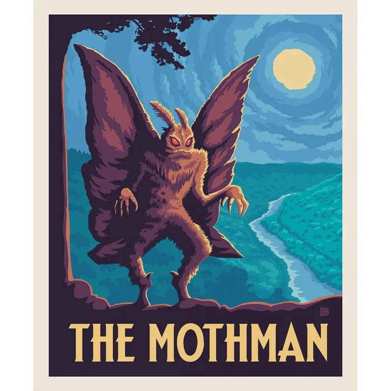 Legends Of The National Parks Mothman Panel – 5 Little Monkeys
