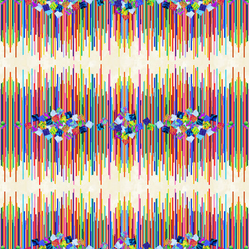 Fractal Forest-Digital Static Border – 5 Little Monkeys