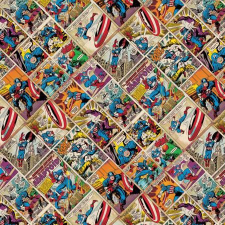Captain America Comic Frames Marvel – 5 Little Monkeys