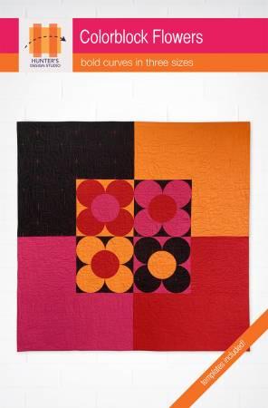 Colorblock Flowers Pattern – 5 Little Monkeys Quilting