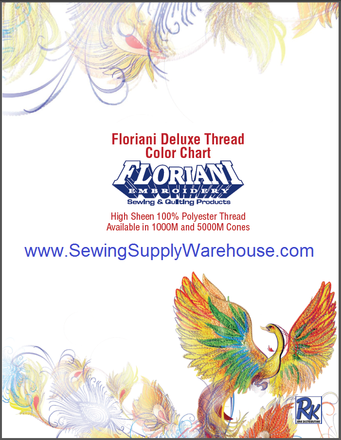 Floriani Thread Chart – 5 Little Monkeys