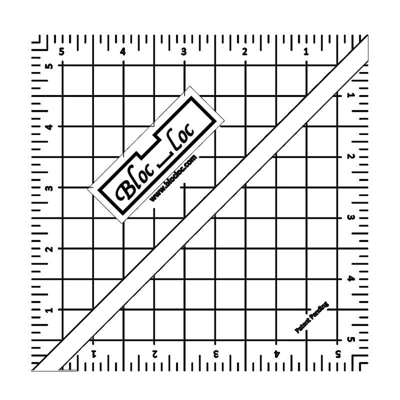 Half Square Tri Ruler 5.5" – 5 Little Monkeys