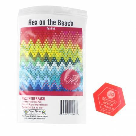 Hex on the Beach EPP Pattern – 5 Little Monkeys