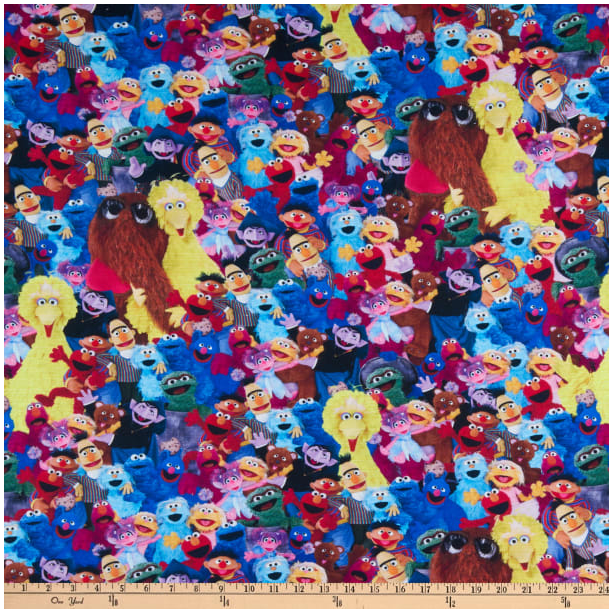 Sesame Street Full Characters – 5 Little Monkeys