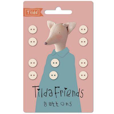 Tilda Friends Cotton Buttons – 5 Little Monkeys